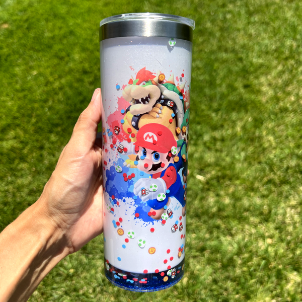 20oz Super Mario Storyboard Tumbler – Crafty Natty